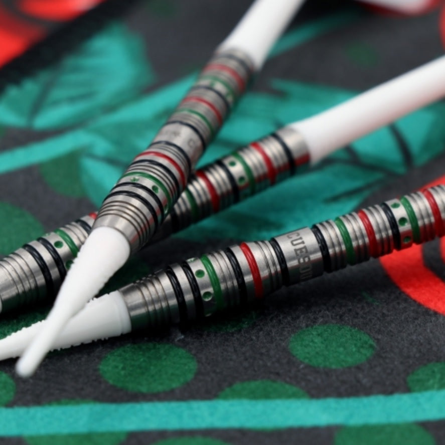 9. CUESOUL Jazz-Metal 19g Soft Tip 90% Tungsten Dart Set, ROST Flight,